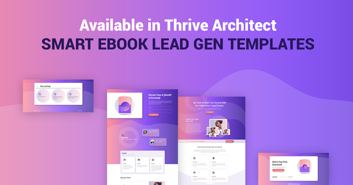 Upgrade Your Free Ebook Landing Page Funnel in Just a Few Clicks